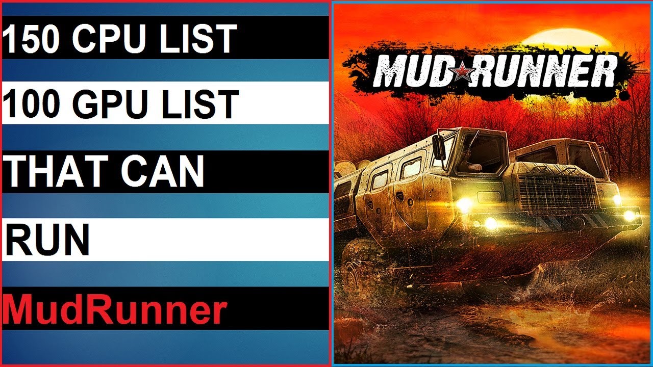 Can Your PC Run MudRunner - Minimum System Requirement Explain - YouTube