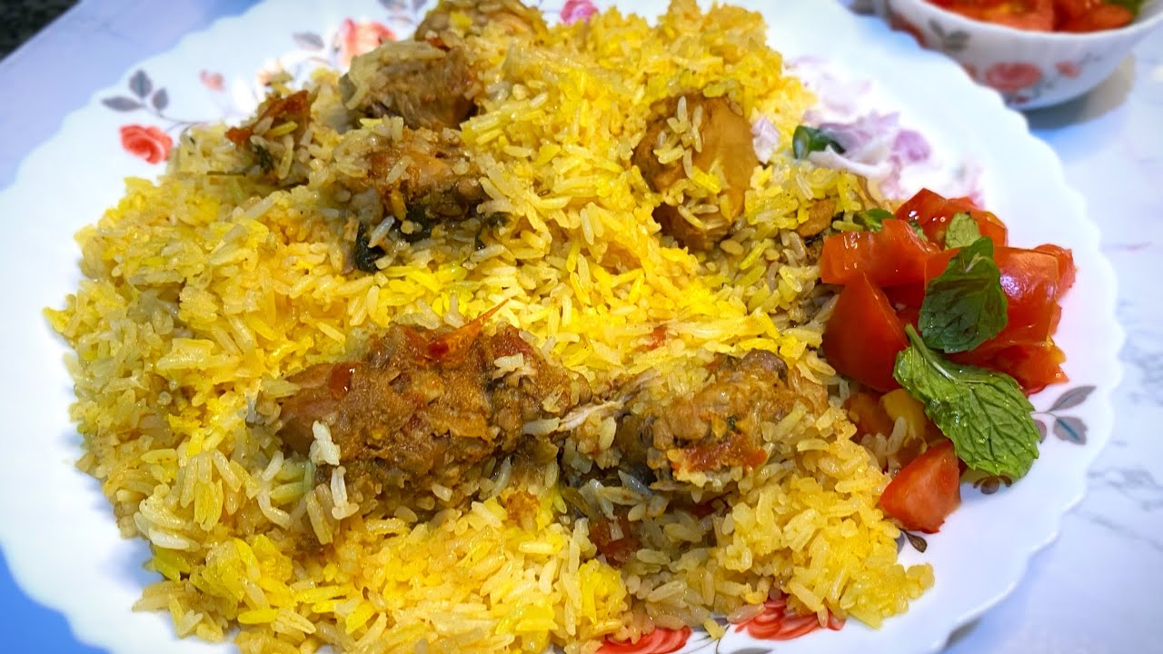 Very Easy Muslim Style Chicken Biryani With NORMAL/KESAR KALI RICE ...