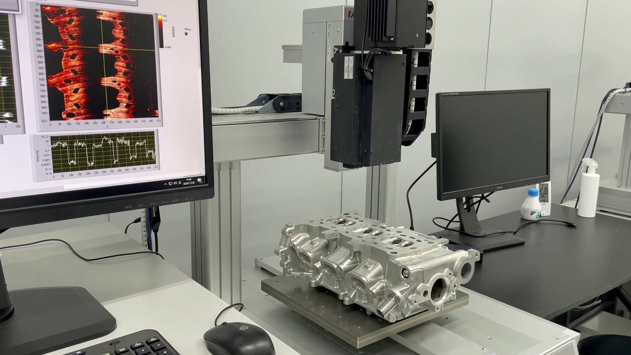 OptoComb technology to measurement and scanning, Applying - YouTube