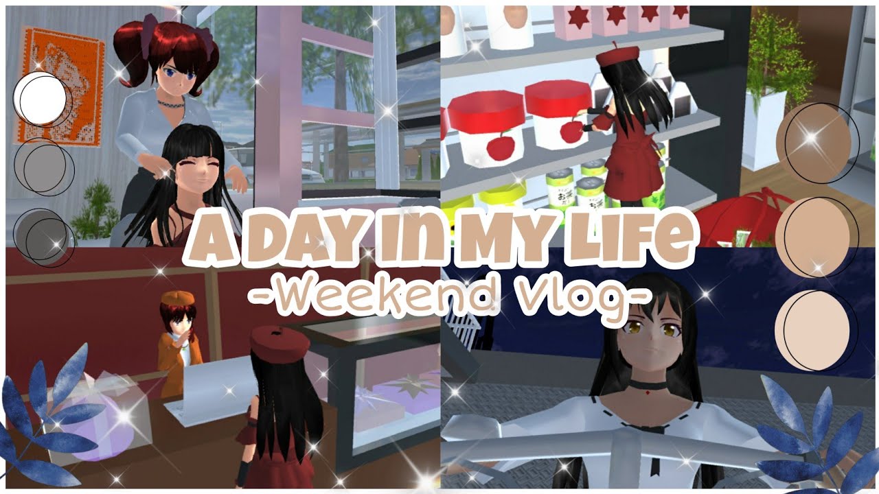 A day in my life: Weekend Vlog | SAKURA SCHOOL SIMULATOR 🌼 - YouTube