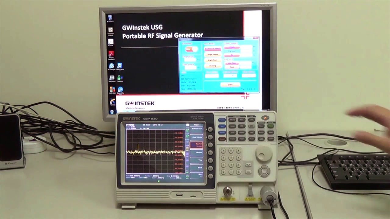 GW Instek RF Signal Generator PC Application Program Introduction - YouTube