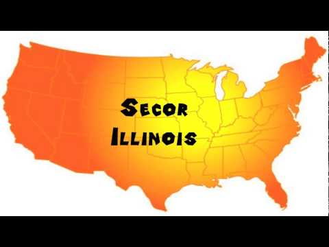 How to Say or Pronounce USA Cities — Secor, Illinois - YouTube