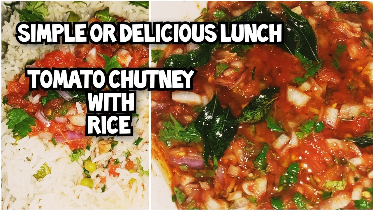 Tomato Chutney Recipe ll Simple or delicious lunch food by Mala vlogs ...