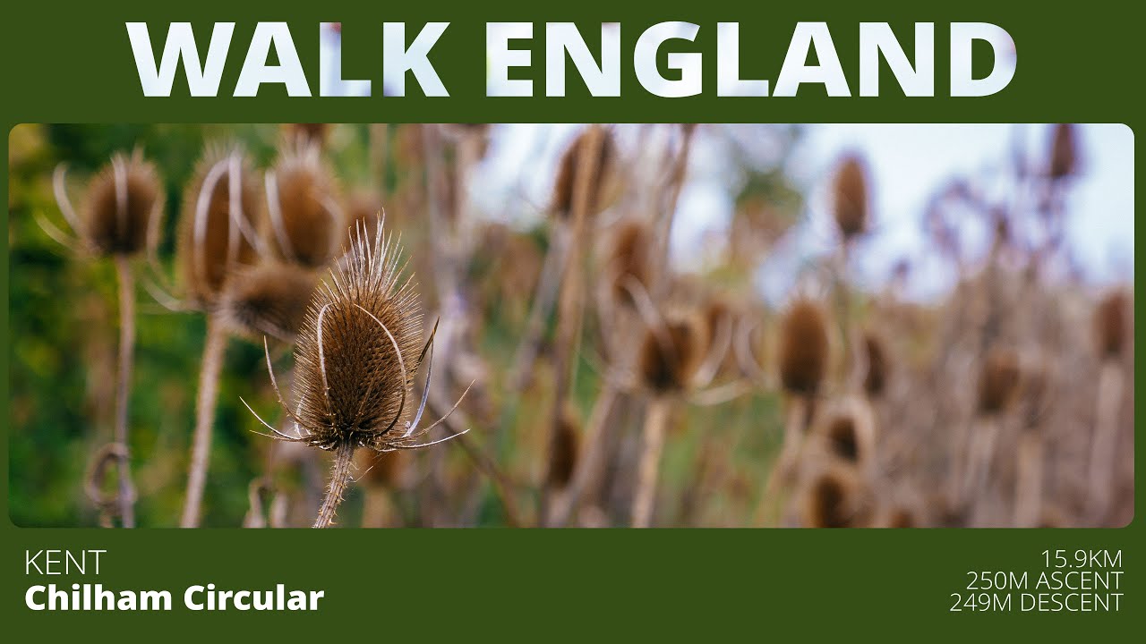 WALK ENGLAND: Chilham Circular (Timelapse) swcwalks, swcwalk138 - YouTube