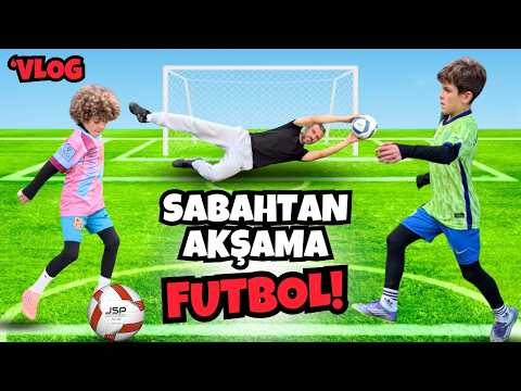 SABAHTAN AKŞAMA KADAR FUTBOL! (OKUL HARİÇ 😅) VLOG