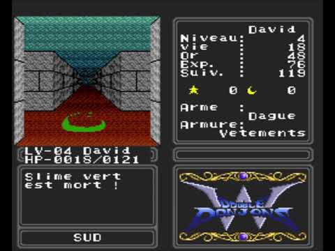 petite partie de double dungeons sur PC ENGINE "en français" - YouTube