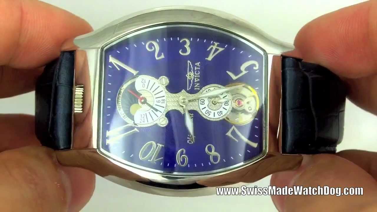 Invicta Watches Men's 2080 Vintage Objet D' Art Blue Moon Phase ...