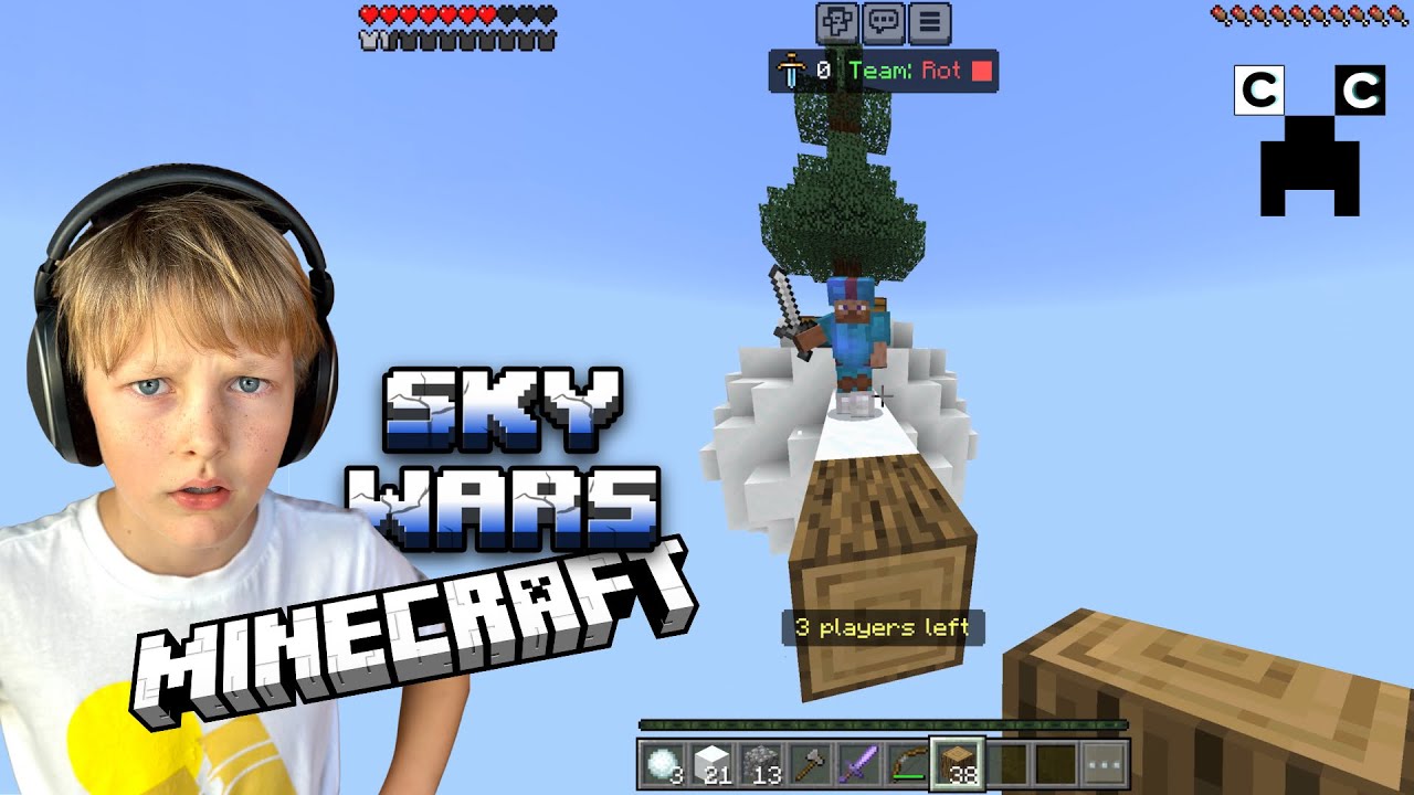 How to play Minecraft Sky Wars - YouTube