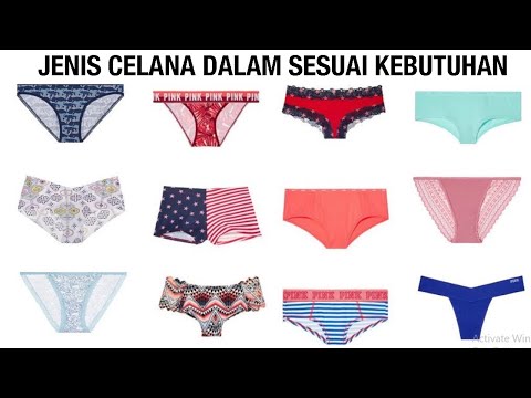 WAJIB TAHU! Inilah 5 Jenis Celana Dalam Perempuan Sesuai Kebutuhan. JANGAN ASAL BELI!!!