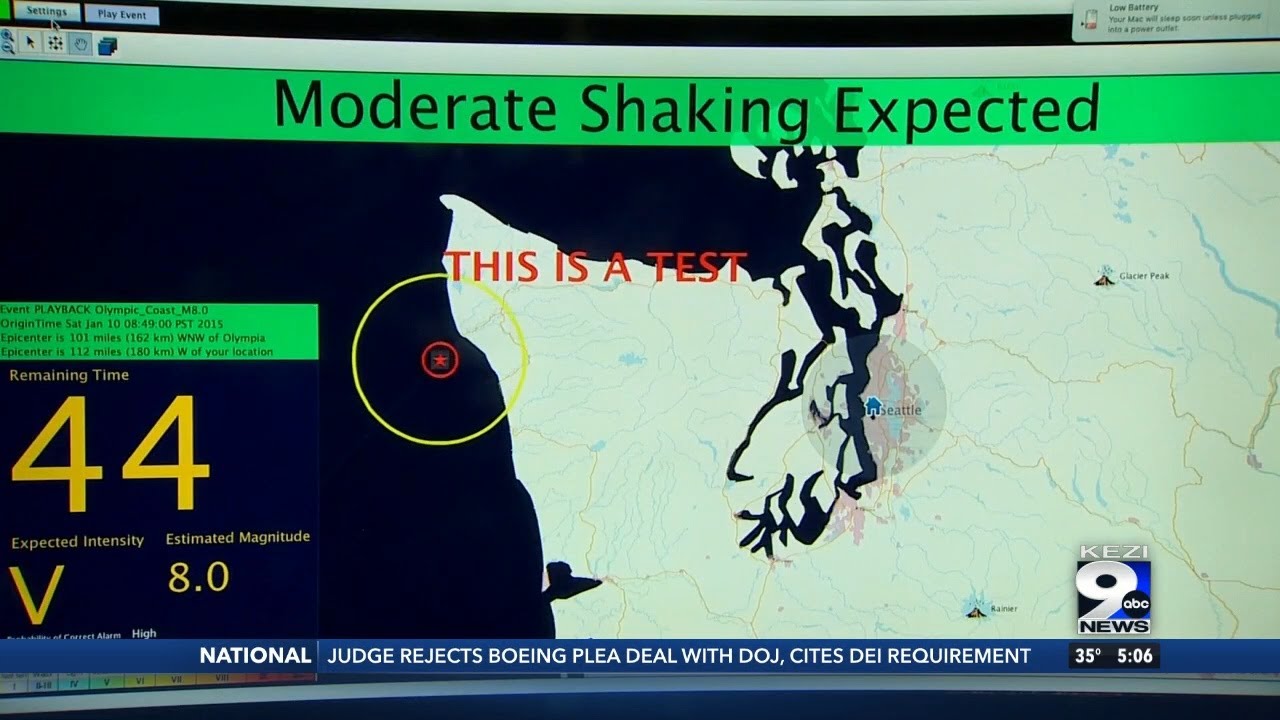 Oregon Shake Alert app alerts residents of earthquake dangers - YouTube