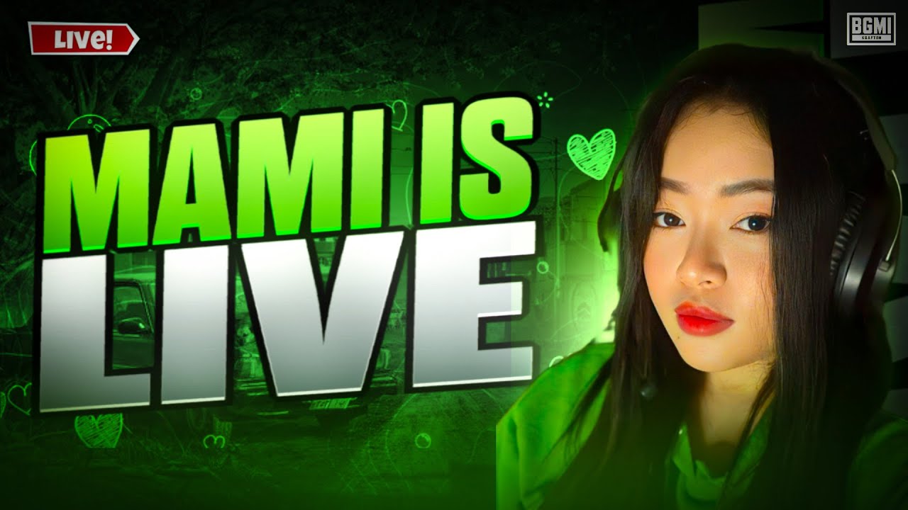 YOUR AGGRESSIVE FAV GIRL 😂ROAD TO 3k SUBSCRIBERS ️BGMI LIVE w MAMI🔴 ...