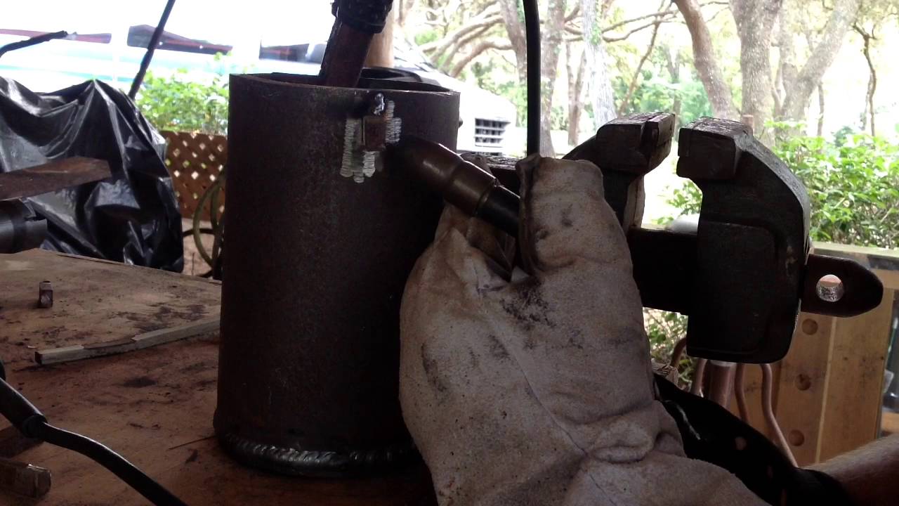 Making a Steel Crucible From Scrap Metal - YouTube