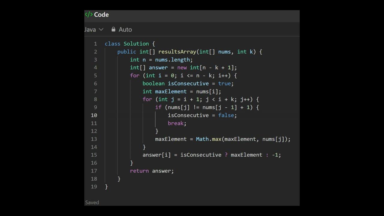 3254 Find the Power of K-Size Subarrays I - YouTube