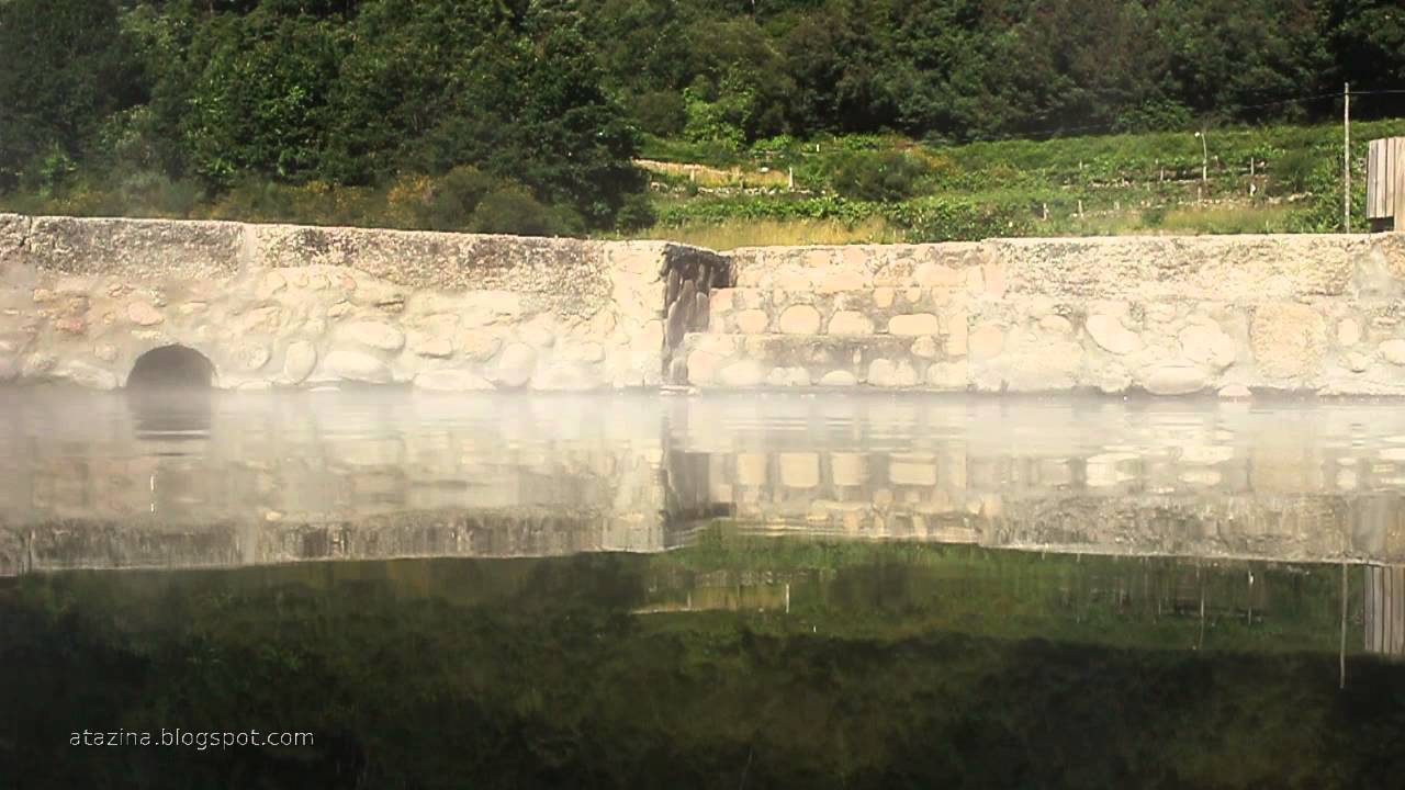 Piscina Termal del Río Caldo - Lobios (Galicia) - YouTube