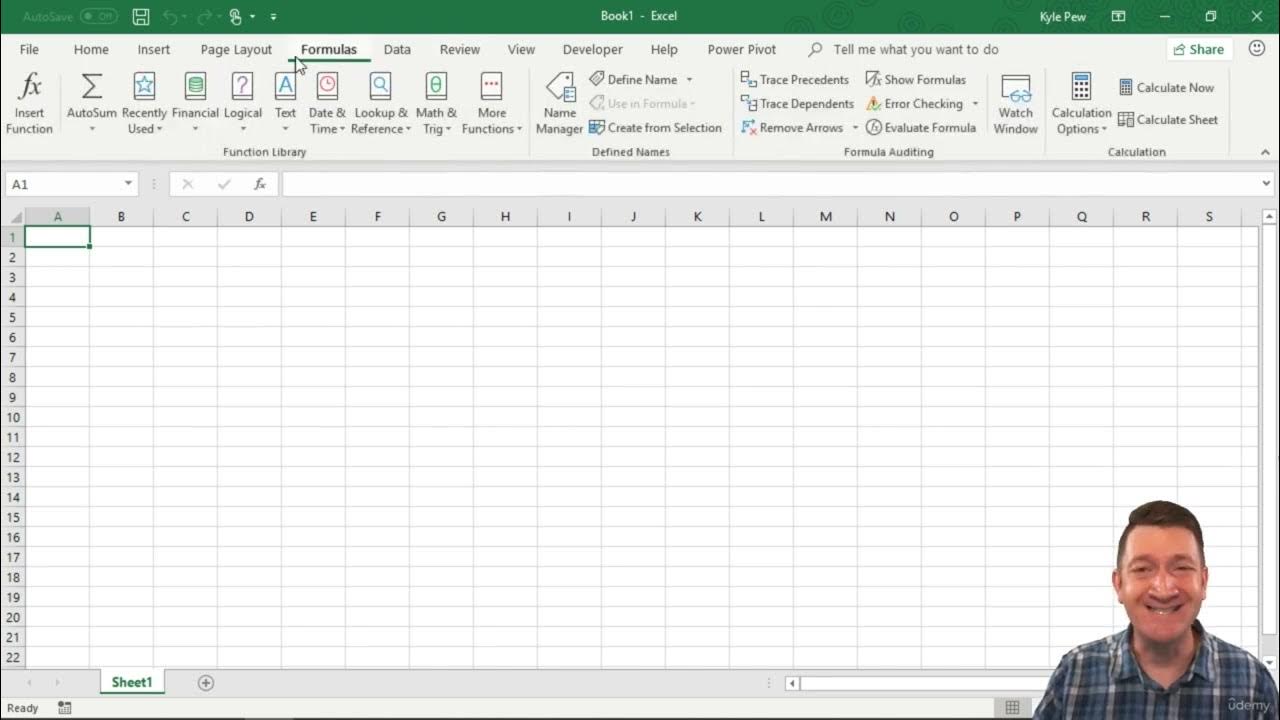 Introduction to the Excel Interface - YouTube