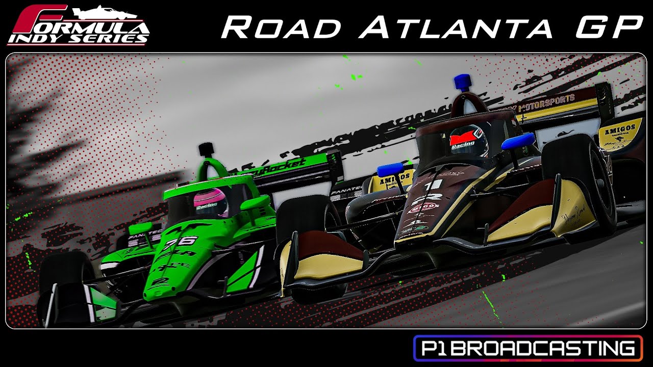 🏁 Formula Indy Series 🏁 | ROAD ATLANTA | S7R12 | iRacing IndyCar ...
