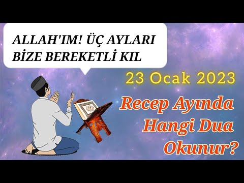 Mübarek Receb Ayında Okunması Gereken Dua - Receb Ayı Duası - Üç Aylar - Dua Vakti