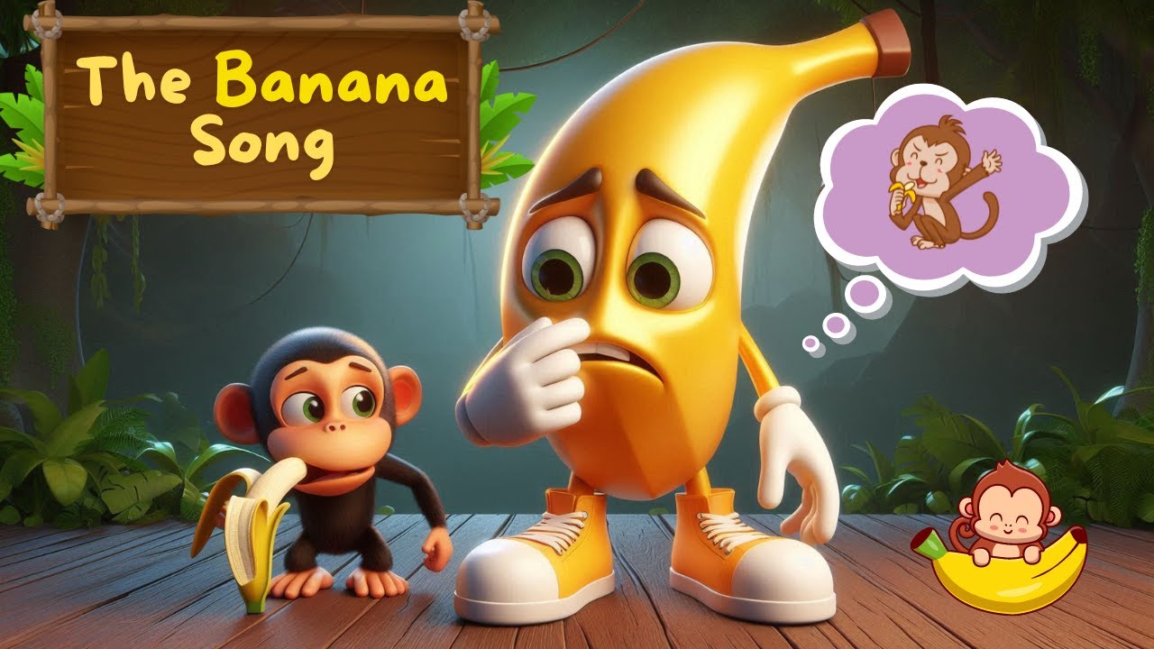 The Banana Song! | Bananas and Monkeys A Fun Jungle Song for Kids - YouTube