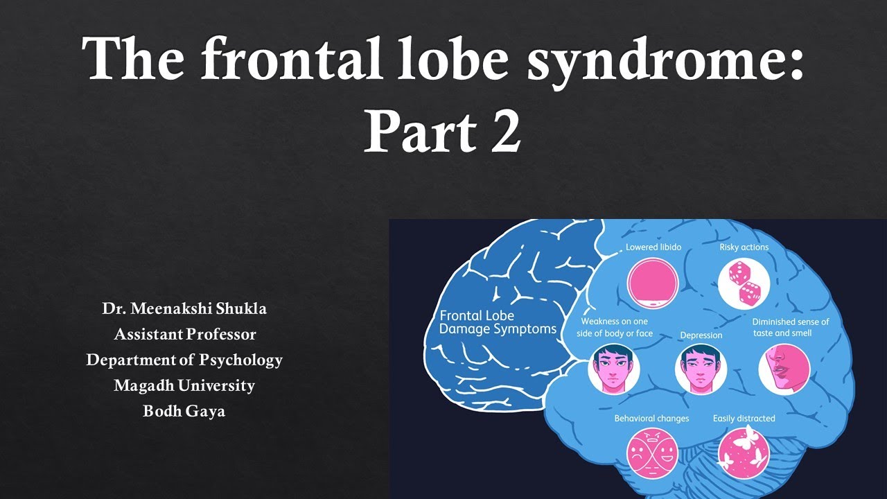 The Frontal Lobe Syndrome: Part 2 (अग्रपालि सिंड्रोम: भाग 2) - YouTube