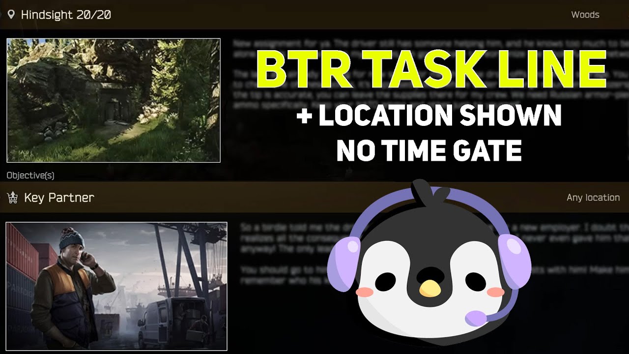 HINDSIGHT 20/20 + KEY PARTNER (SKIER) | BTR EVENT TASK LINE | Tarkov 0.16 GUIDE - YouTube