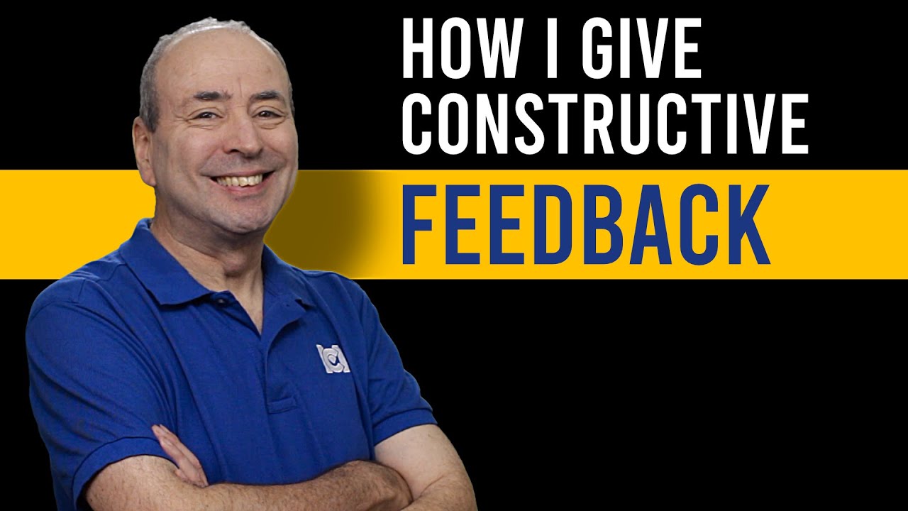 How to Give Constructive Feedback: Management Primer - YouTube