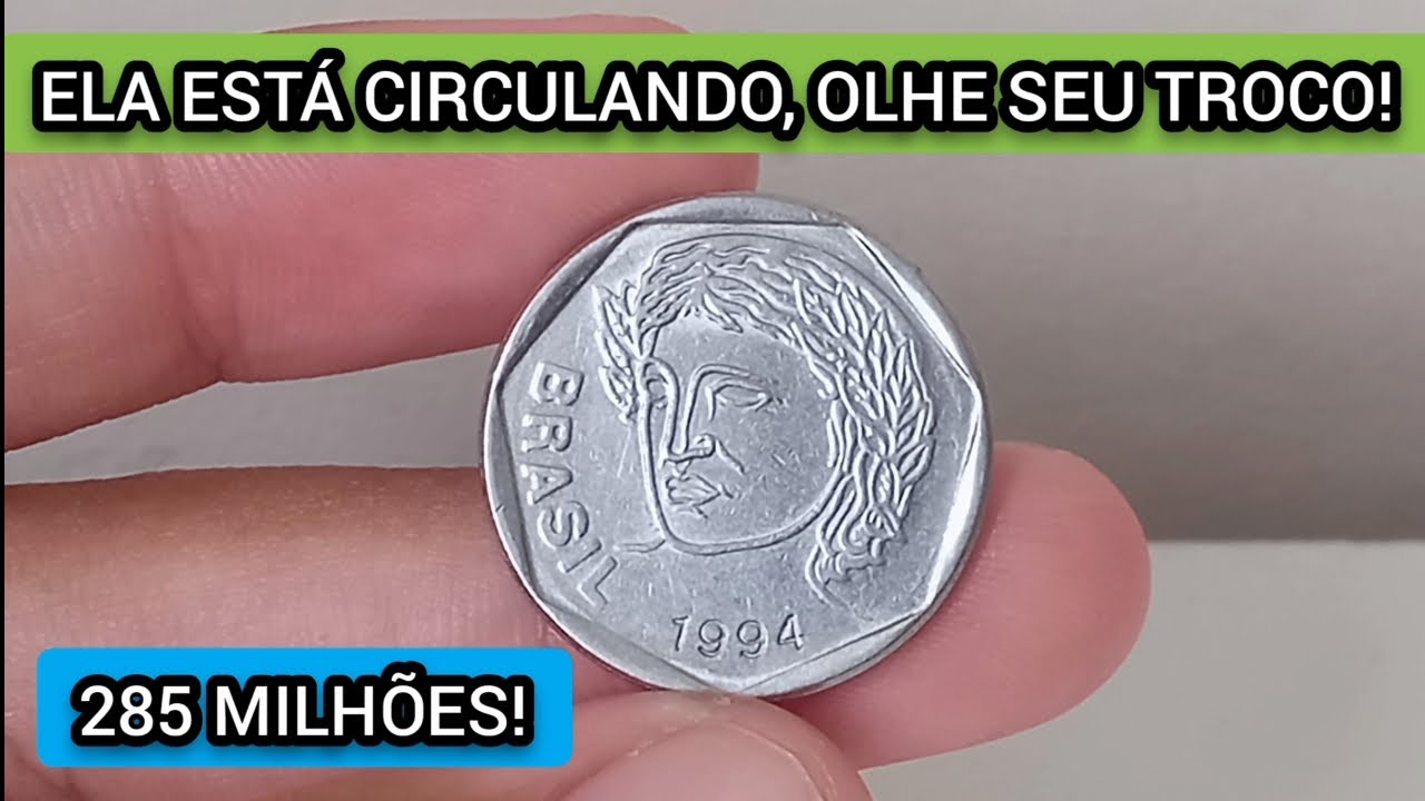 ELA ESTÁ CIRCULANDO, OLHE SUAS MOEDAS DE TROCO! 💵💰 - YouTube