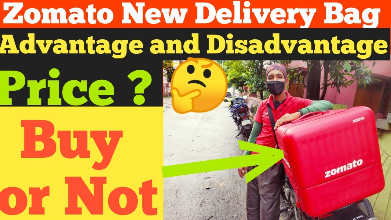 Zomato new delivery bag | Zomato new delivery bag price? - YouTube