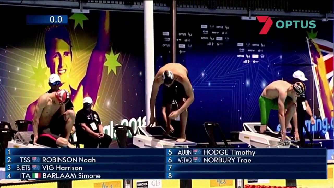 Tim Hodge - 2018 Hancock Prospecting Australian Swimming Trials Mens S9 ...
