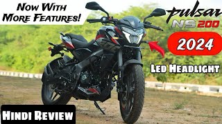 Bajaj Pulsar NS200 2024 New Model Detailed Review With ... | Doovi