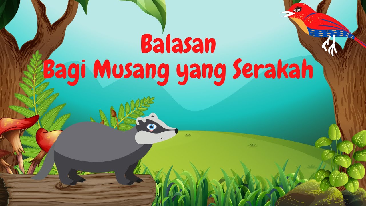 Balasan Bagi Musang yang Serakah Terhadap Burung Madu I Film Kartun ...