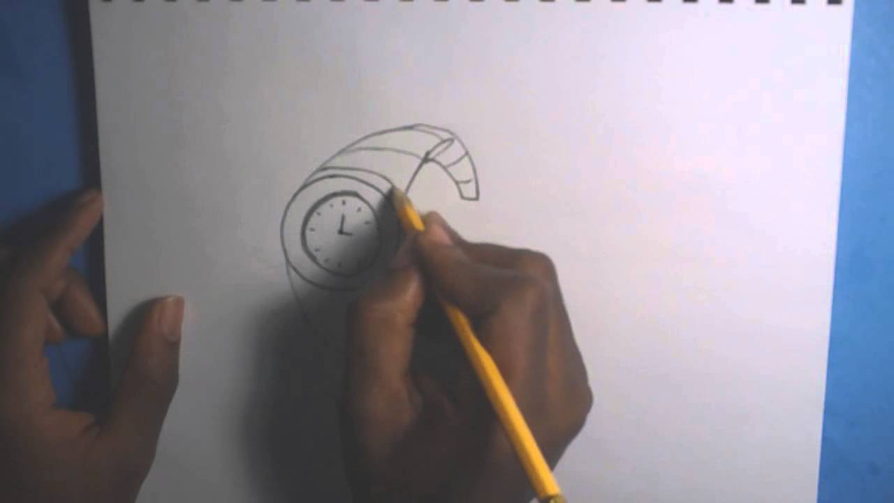 How to Draw a Watch - YouTube