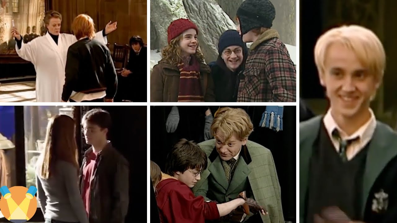 Funny Moments Behind Harry Potter Movies - YouTube