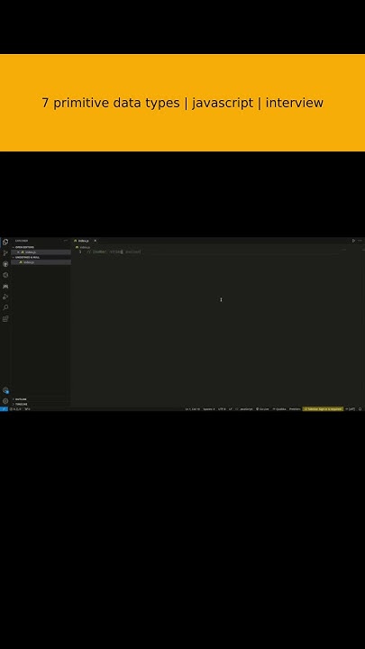 7 Primitives Javascript Types Programming Interview Javascripttutorial Interviewhacks Youtube