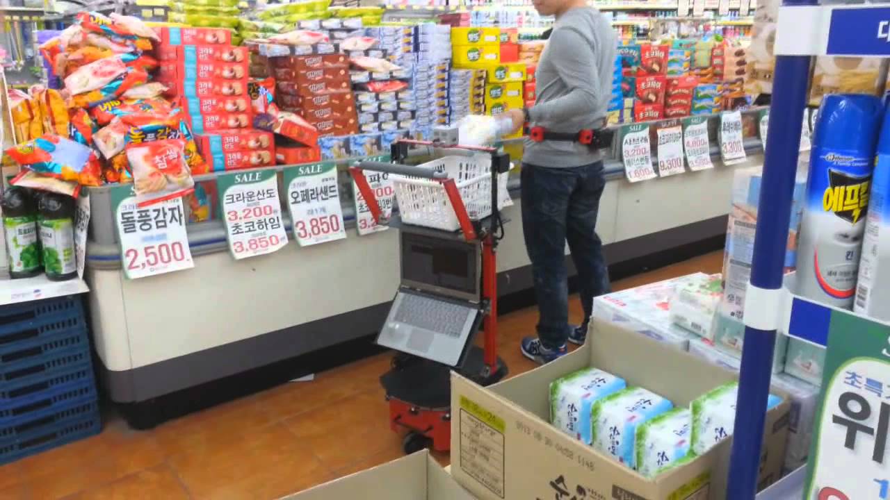 [광운대학교 BARAM] Smart Shopping Cart - Tracking Mode - YouTube