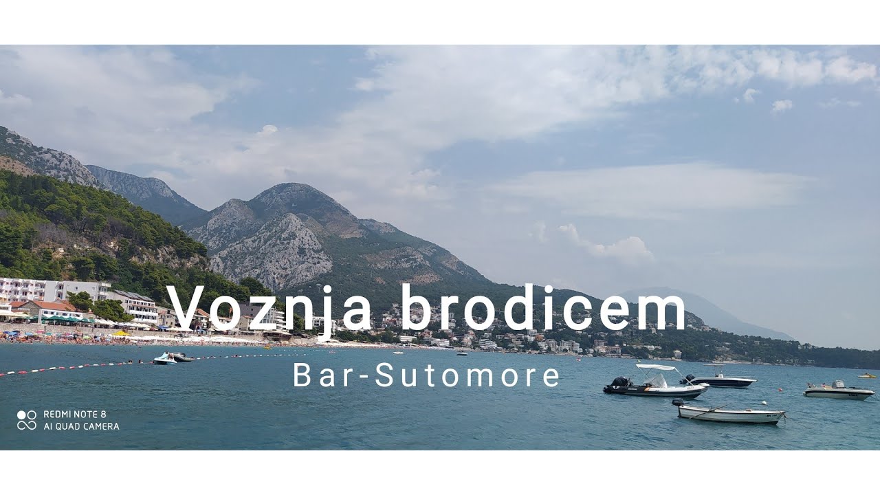 Voznja brodicem Bar-Sutomore - YouTube