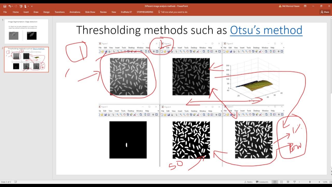 Thresholding methods Otsu's method - YouTube