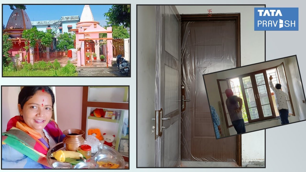 TATA Pravesh के दरवाजे 🚪और खिड़कियां🪟 कैसे लगती हैं ??🤔 Door & Window installation of TATA ...