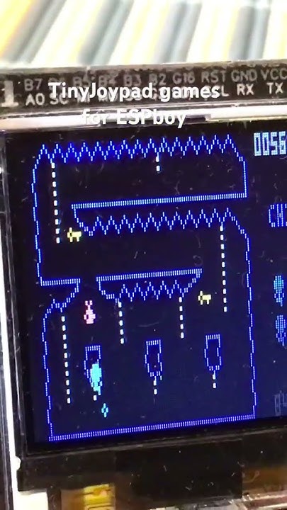 Downland on ESPboy - TinyJoypad game #retrogaming #retro #DIY #ESPboy #Arduino #ESP8266 # ...