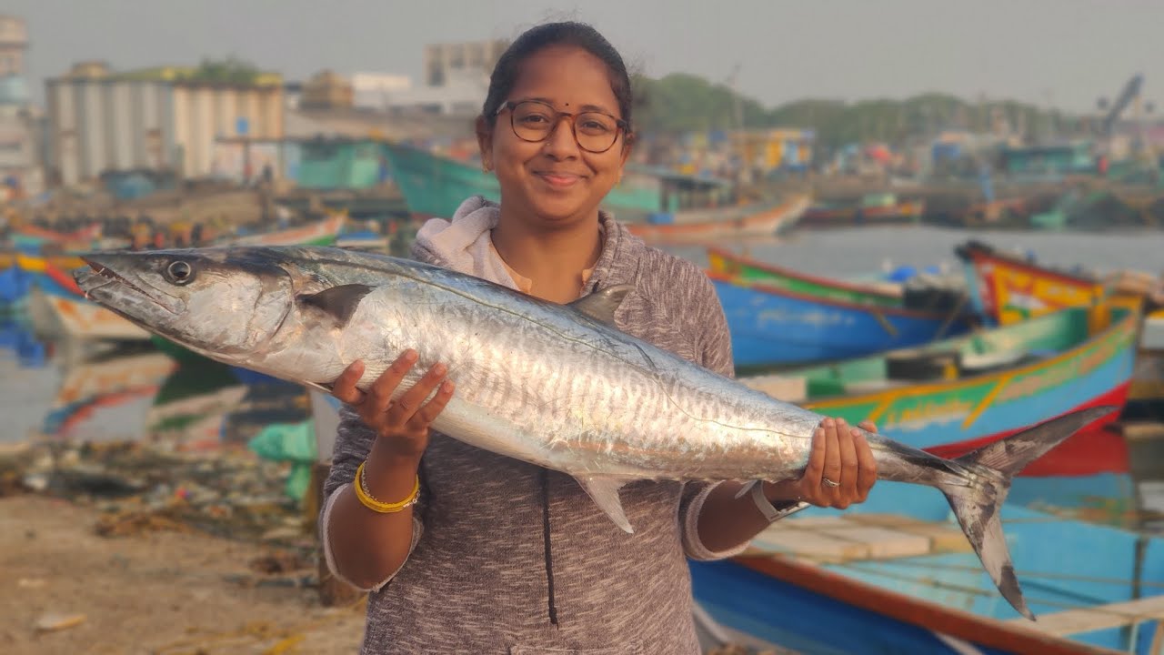 AMAZING FRESH VANJARAM FISH 💥CUTTING AT YUVARAJ ANNA PLACE 💥 - YouTube