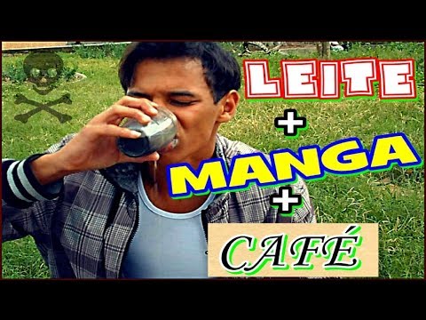 DESAFIO DO LEITE COM MANGA E CAFÉ