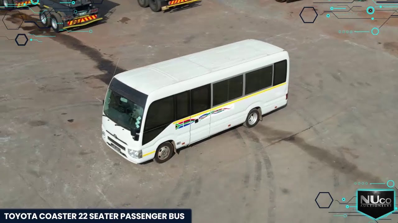 TOYOTA COASTER 22 SEATER PASSENGER BUS | NUco Auctioneers - YouTube