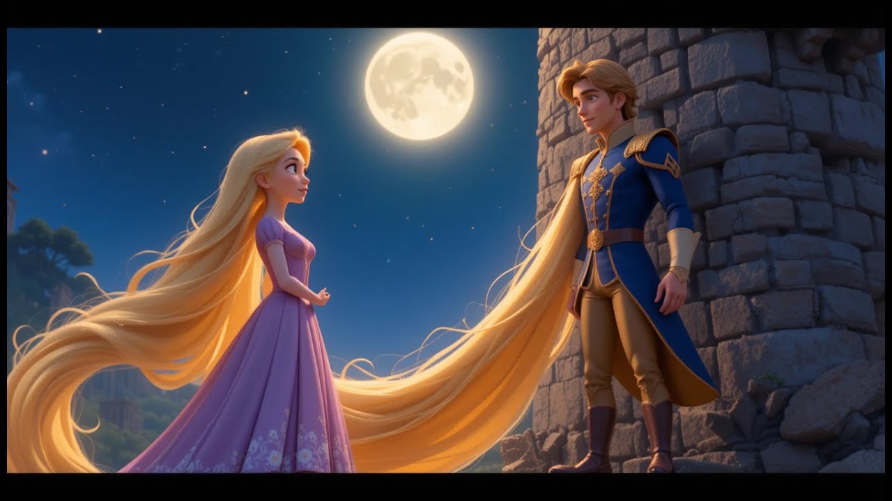 Rapunzel - A Magical Fairy Tale for Kids | Animated Moral Story ...