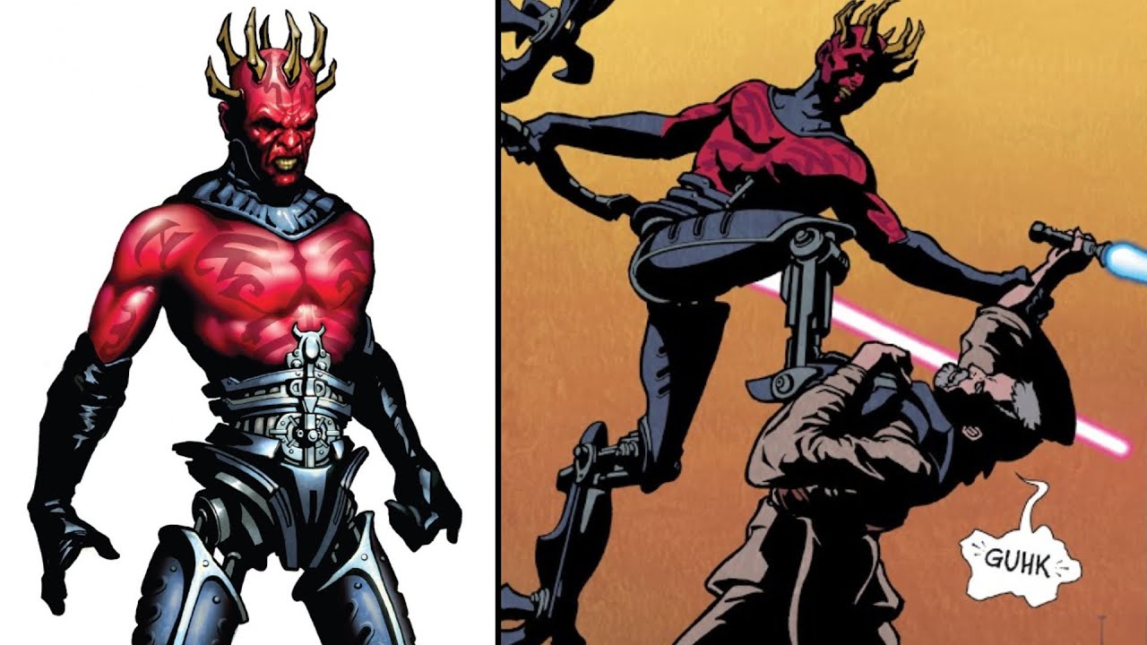 Darth Maul Comic Art
