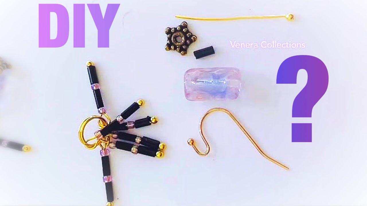 DIY Easy Drop Earrings / Handmade Earrings - YouTube