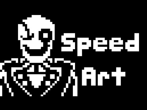 Speed Pixel Art - W.D Gaster (Undertale) - YouTube