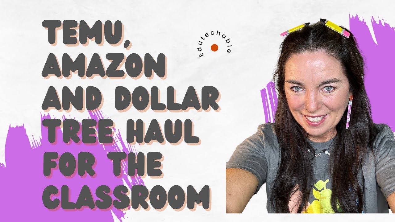 Temu and Amazon Haul for the classroom - YouTube