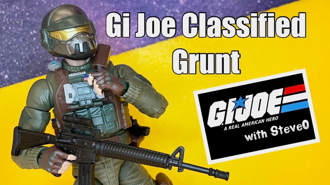 GI Joe Classified Grunt Review!!! - YouTube