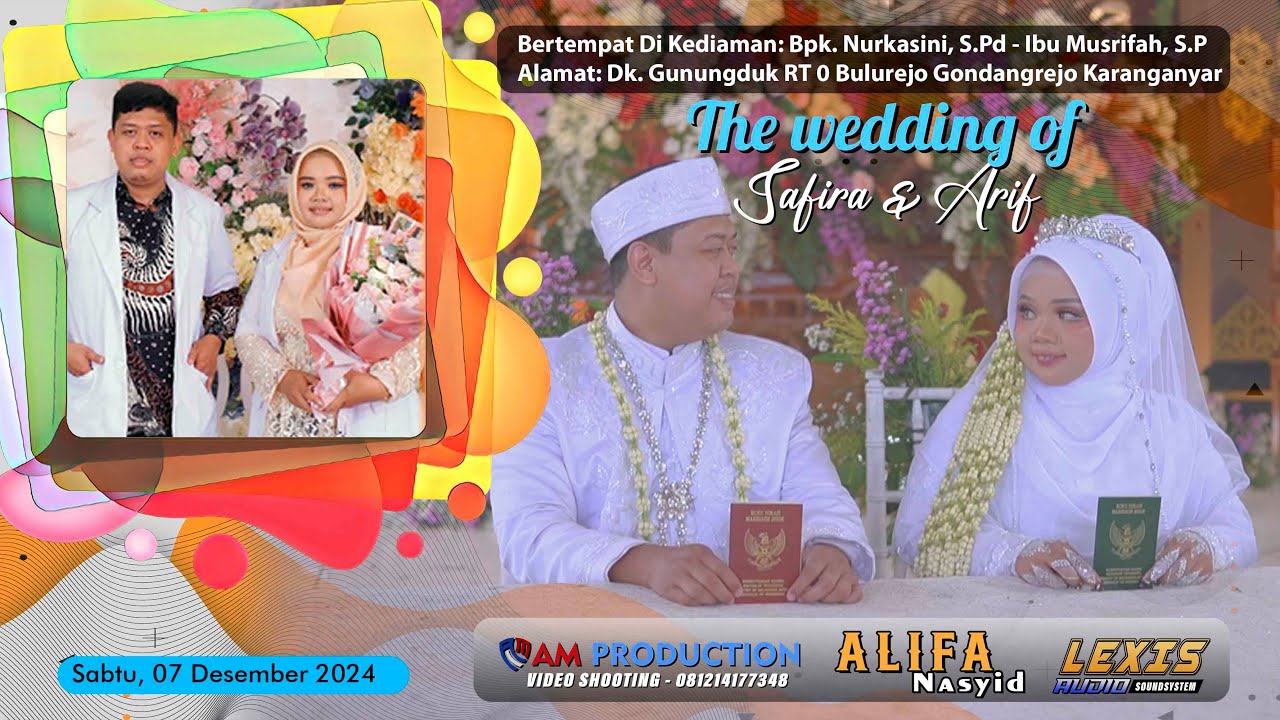 Live ALIFA Nasyid - Wedding SAFIRA & ARIF - LEXIS Audio - AM Production ...