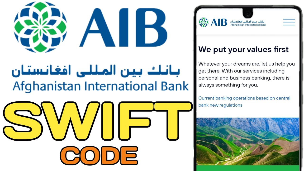 How To Get Afghanistan International Bank Swift Code? | How to find AIB ...
