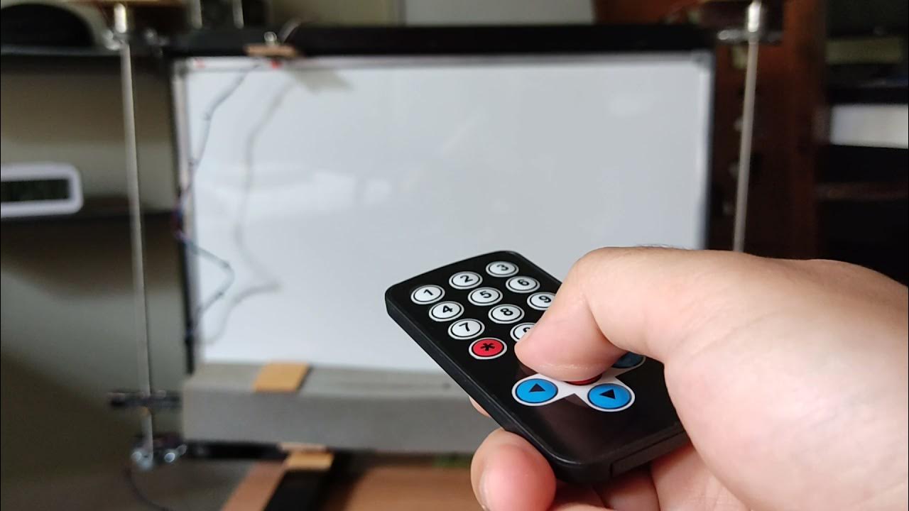 Arduino project (Automatic Whiteboard Eraser) Pemadam whiteboard ...